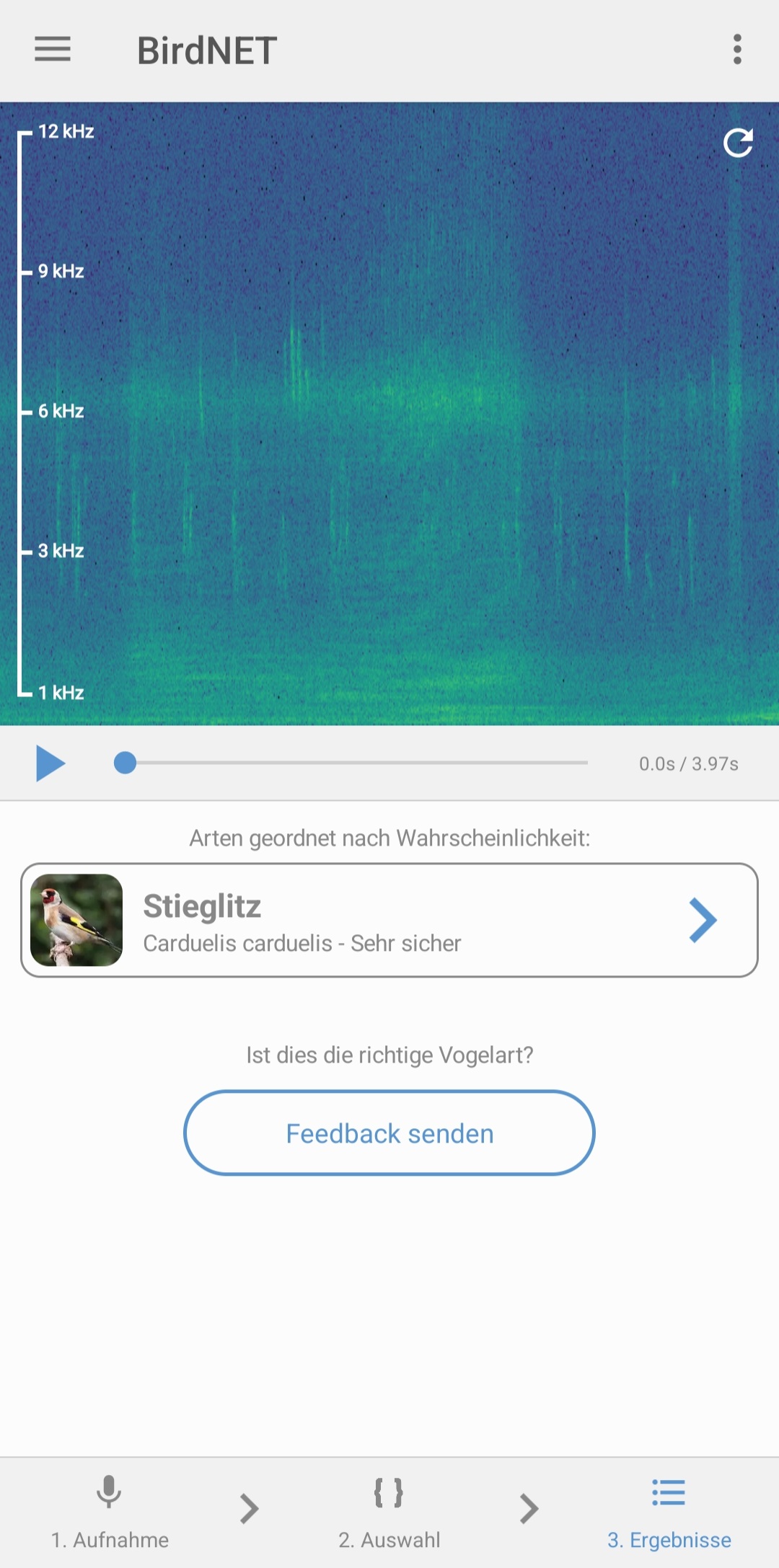 BirdNET – App erkennt Vogelgesang – DeepBirdDetect